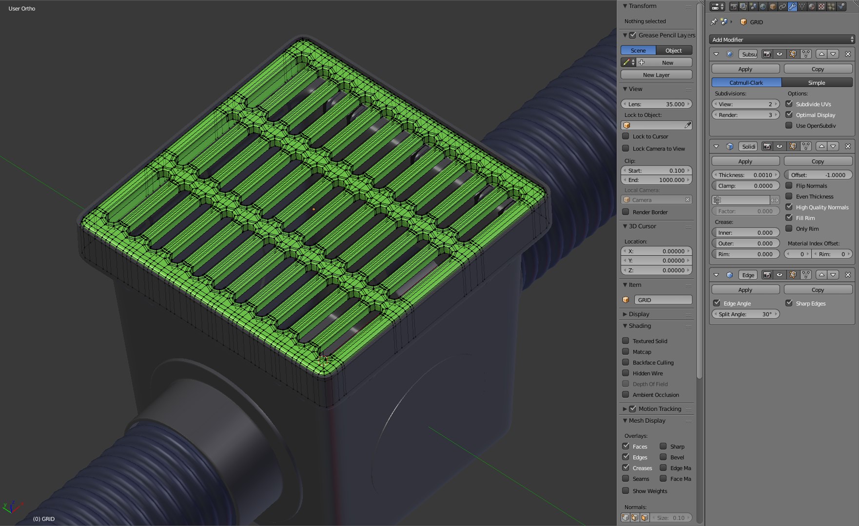 3D Model Catch Basin For Drainage - TurboSquid 2167298