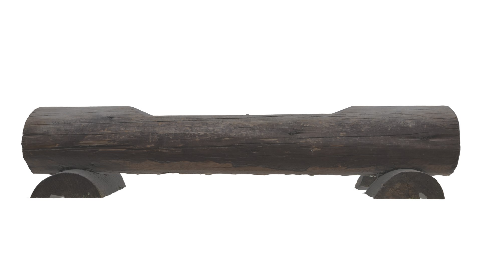 Log Wood Bench 3D - TurboSquid 2148083