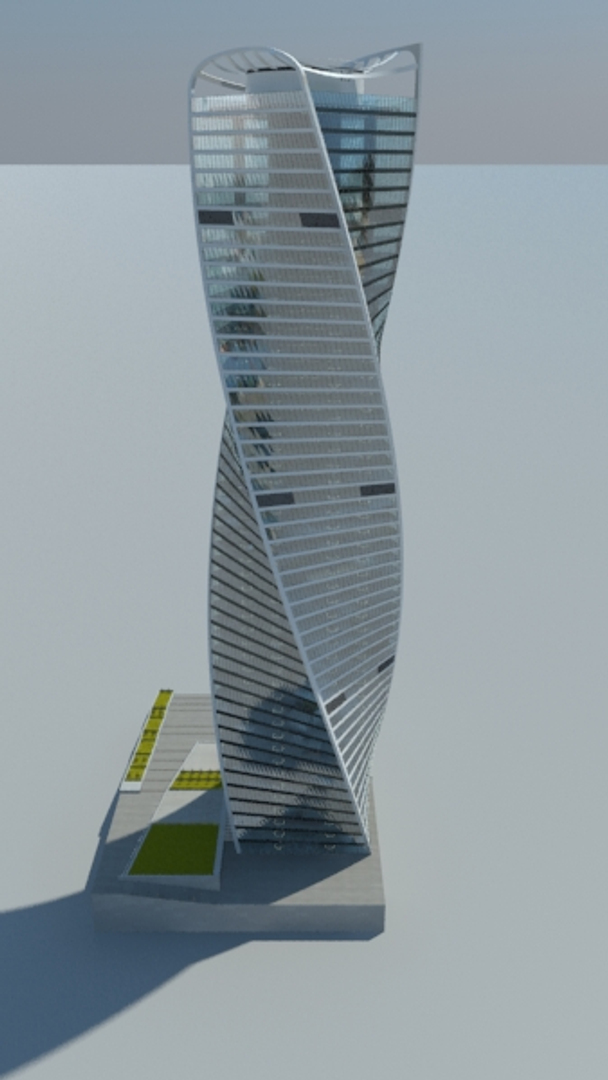 Evolution Tower Skyscraper 3d Model