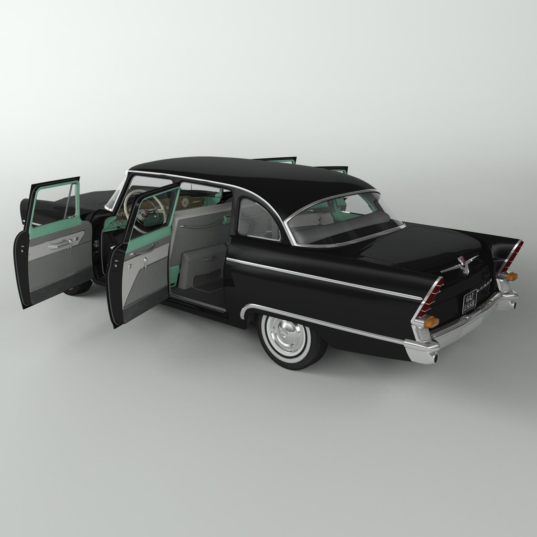Chaika Car 3d Model