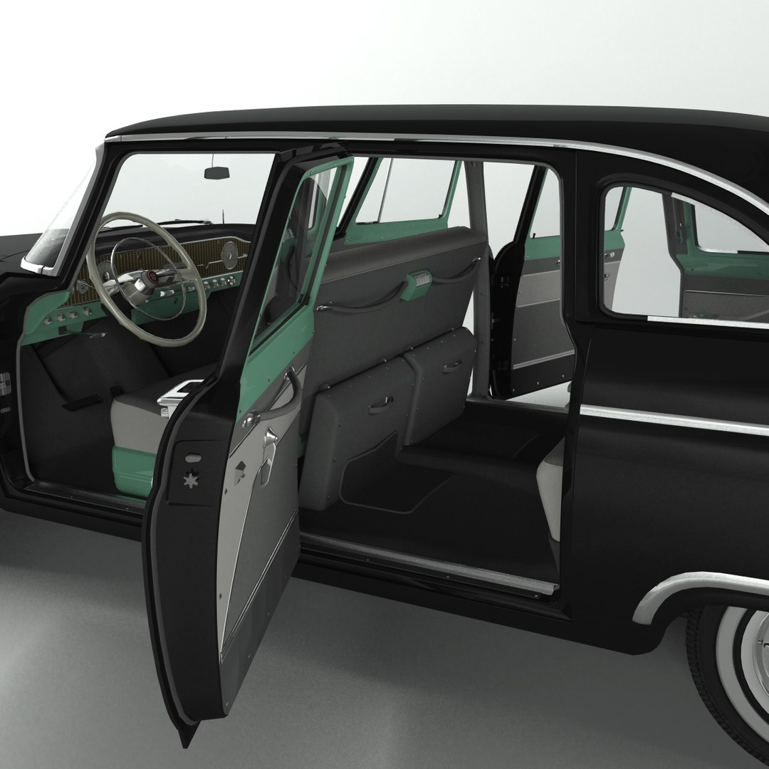 Chaika Car 3d Model