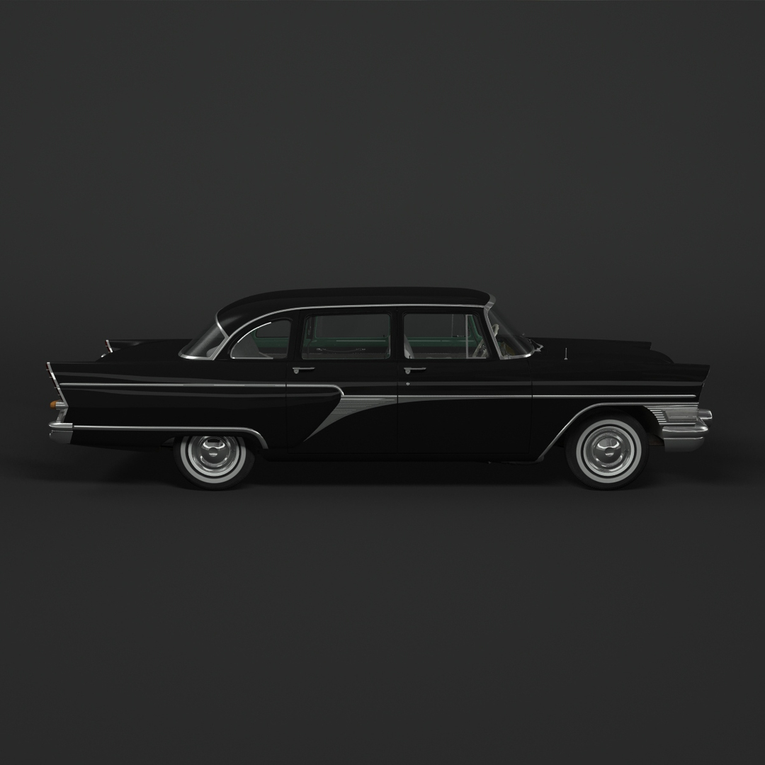 chaika car 3d model