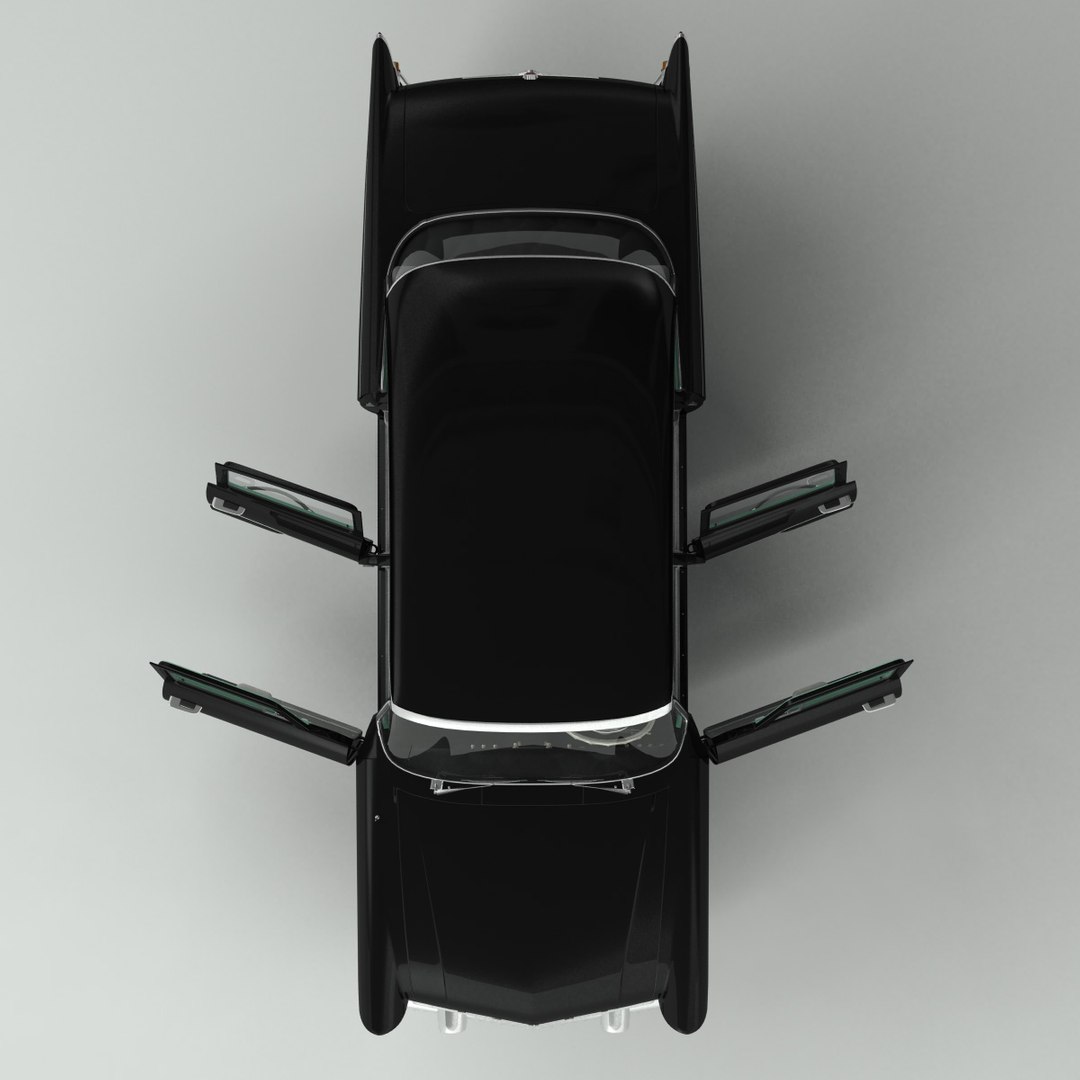 Chaika Car 3d Model