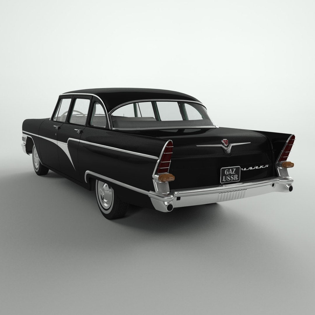 Chaika Car 3d Model