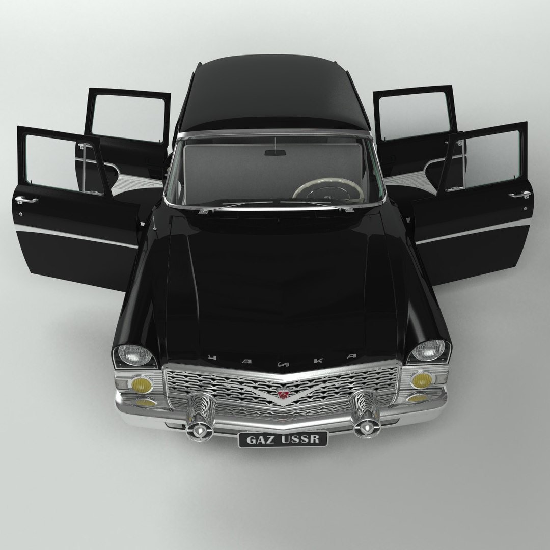 Chaika Car 3d Model