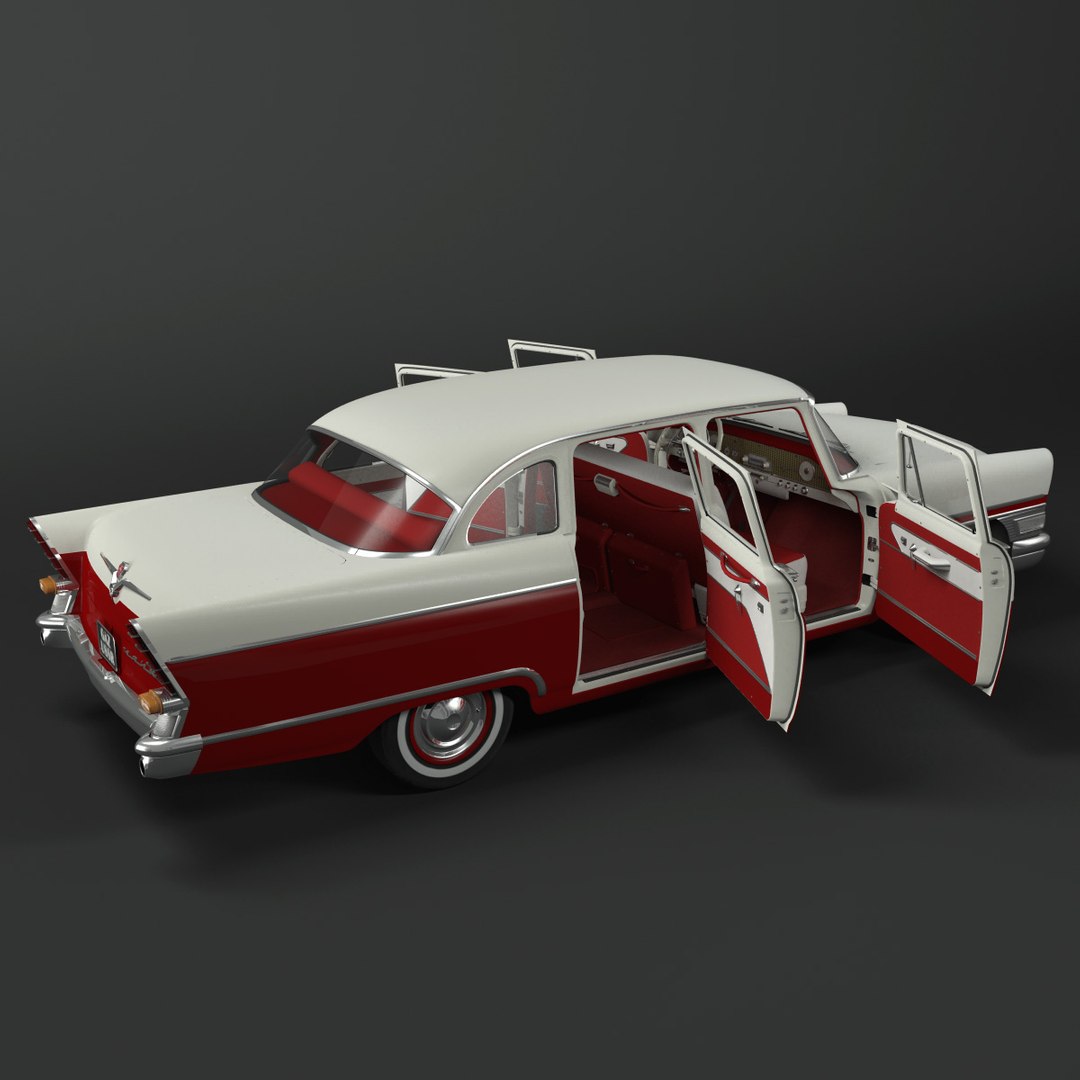 Chaika Car 3d Model