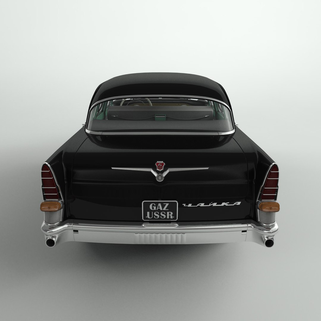 Chaika Car 3d Model