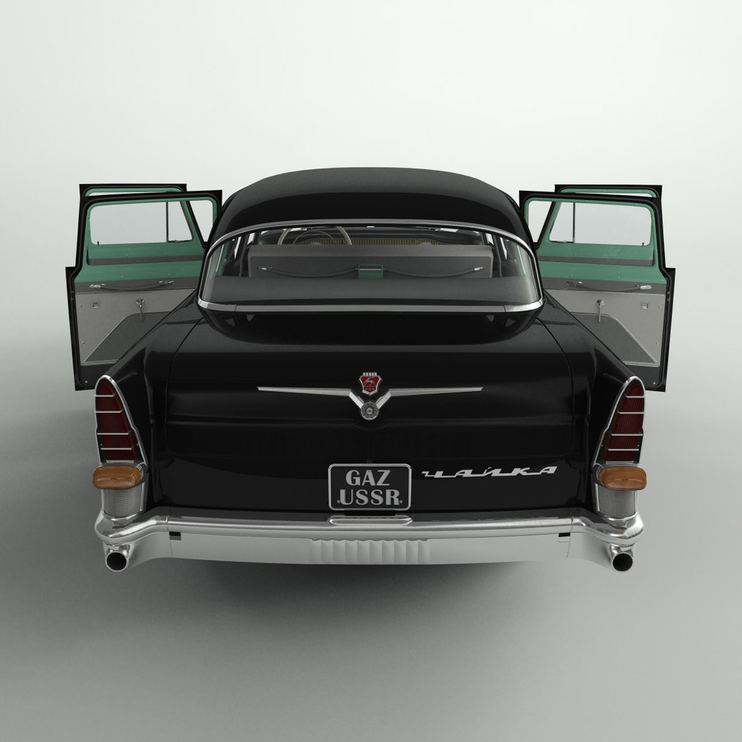 Chaika Car 3d Model