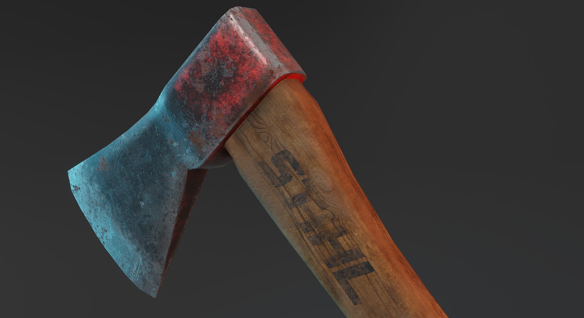 Realistic Ax Worn-out Low-poly 3D Model - TurboSquid 1975652