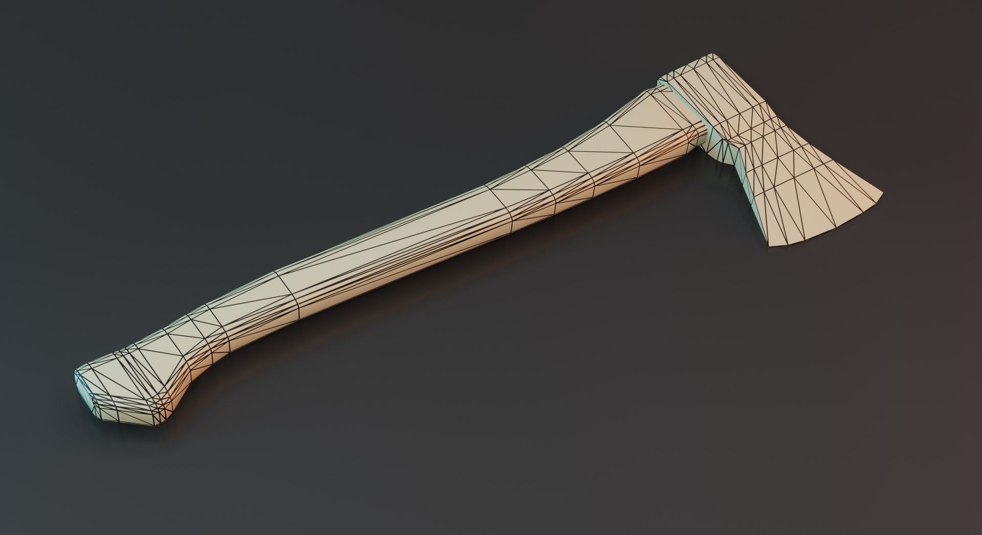 Realistic Ax Worn-out Low-poly 3D Model - TurboSquid 1975652