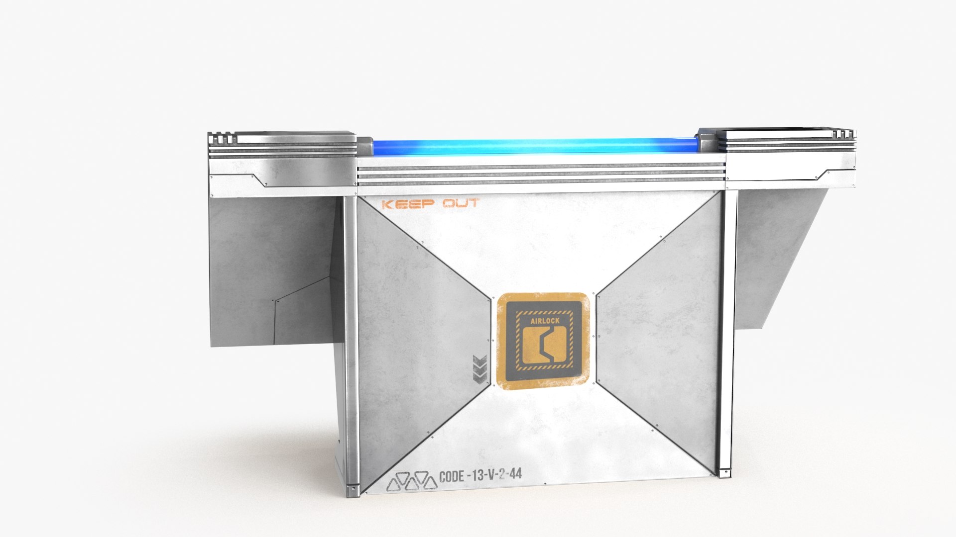 3D Sci Fi Control Panel Table R Model - TurboSquid 2028330