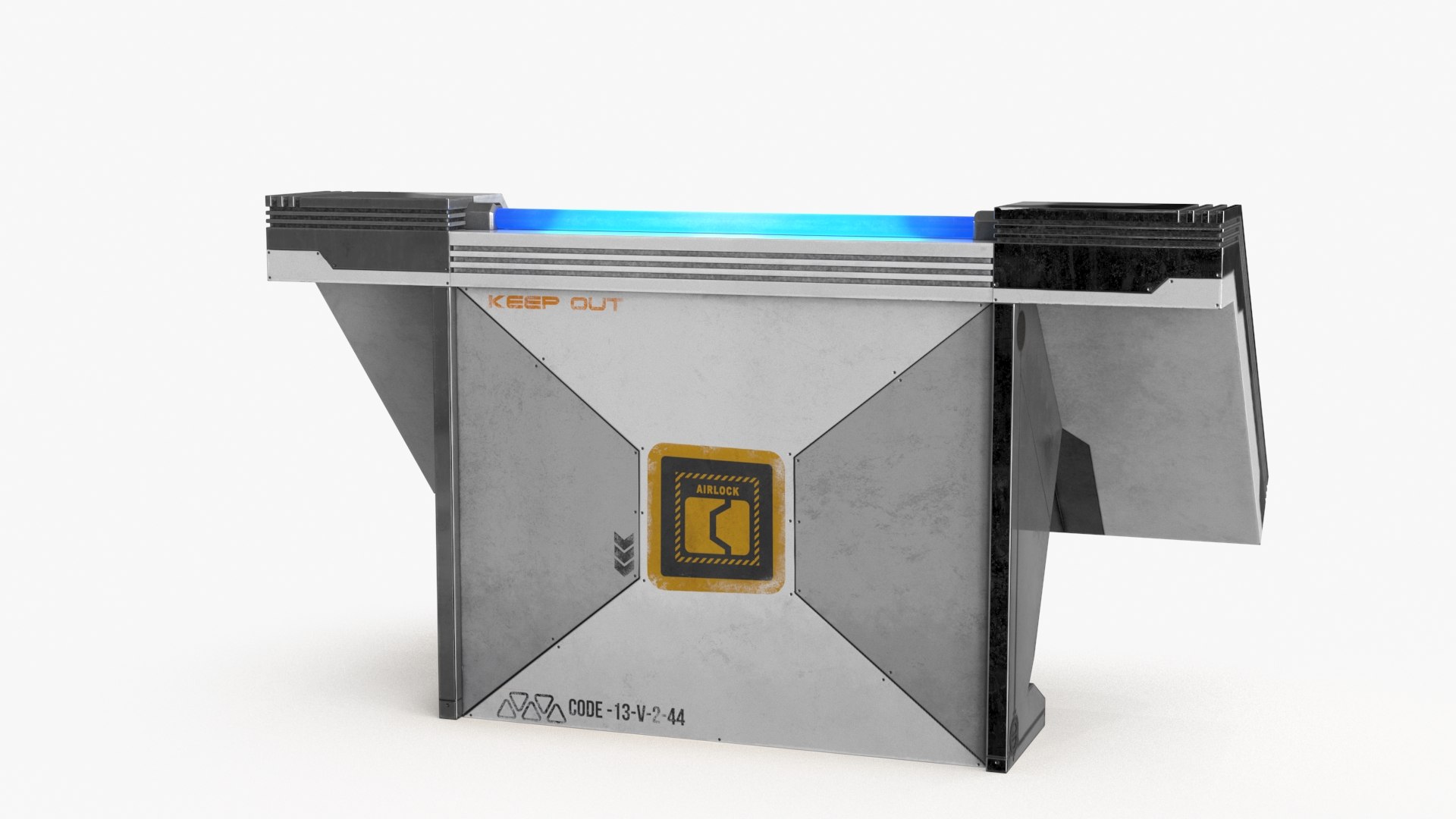 3D Sci Fi Control Panel Table R Model - TurboSquid 2028330