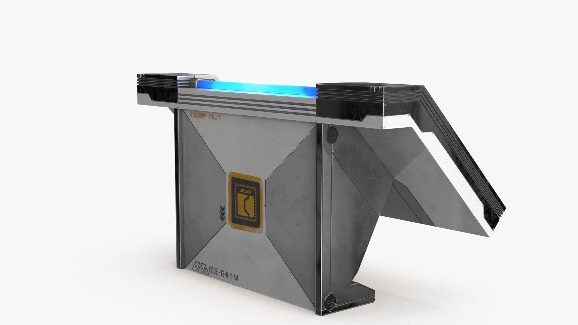 3D Sci Fi Control Panel Table R Model - TurboSquid 2028330