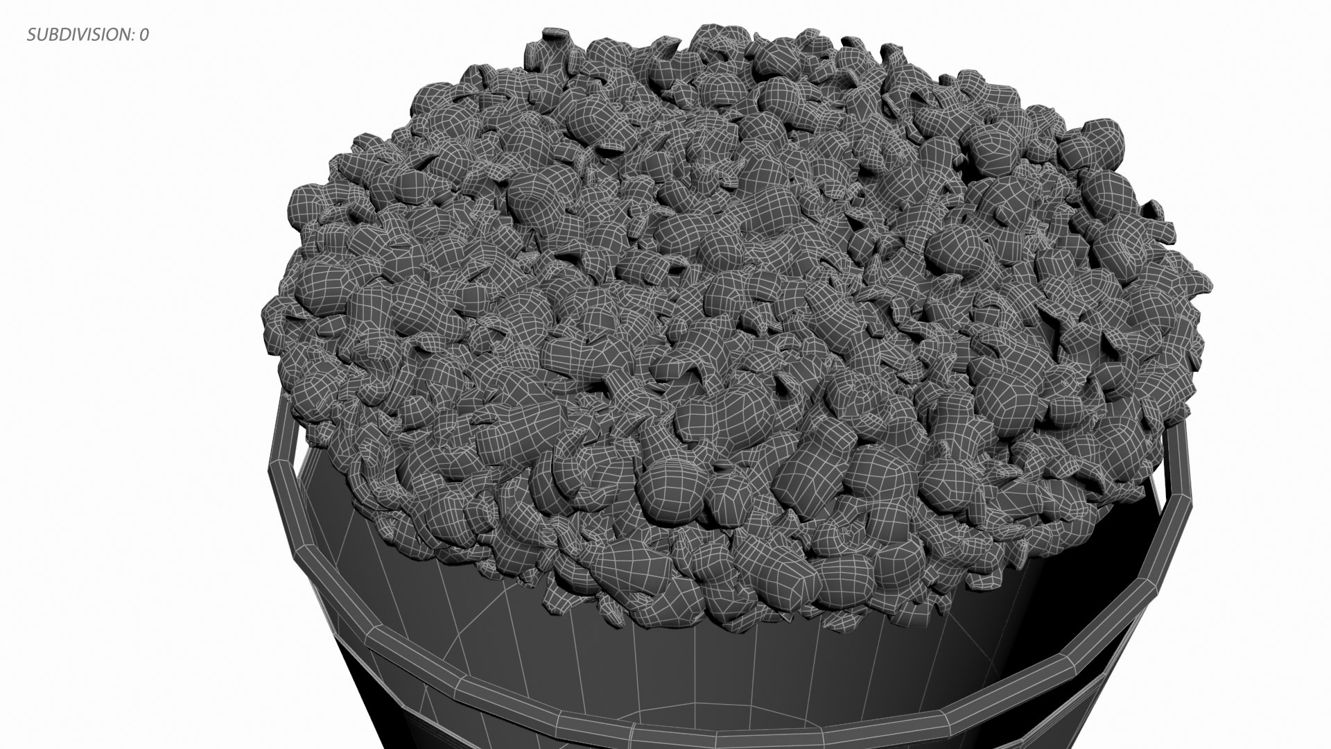 3D Popcorn Bucket - TurboSquid 2101595