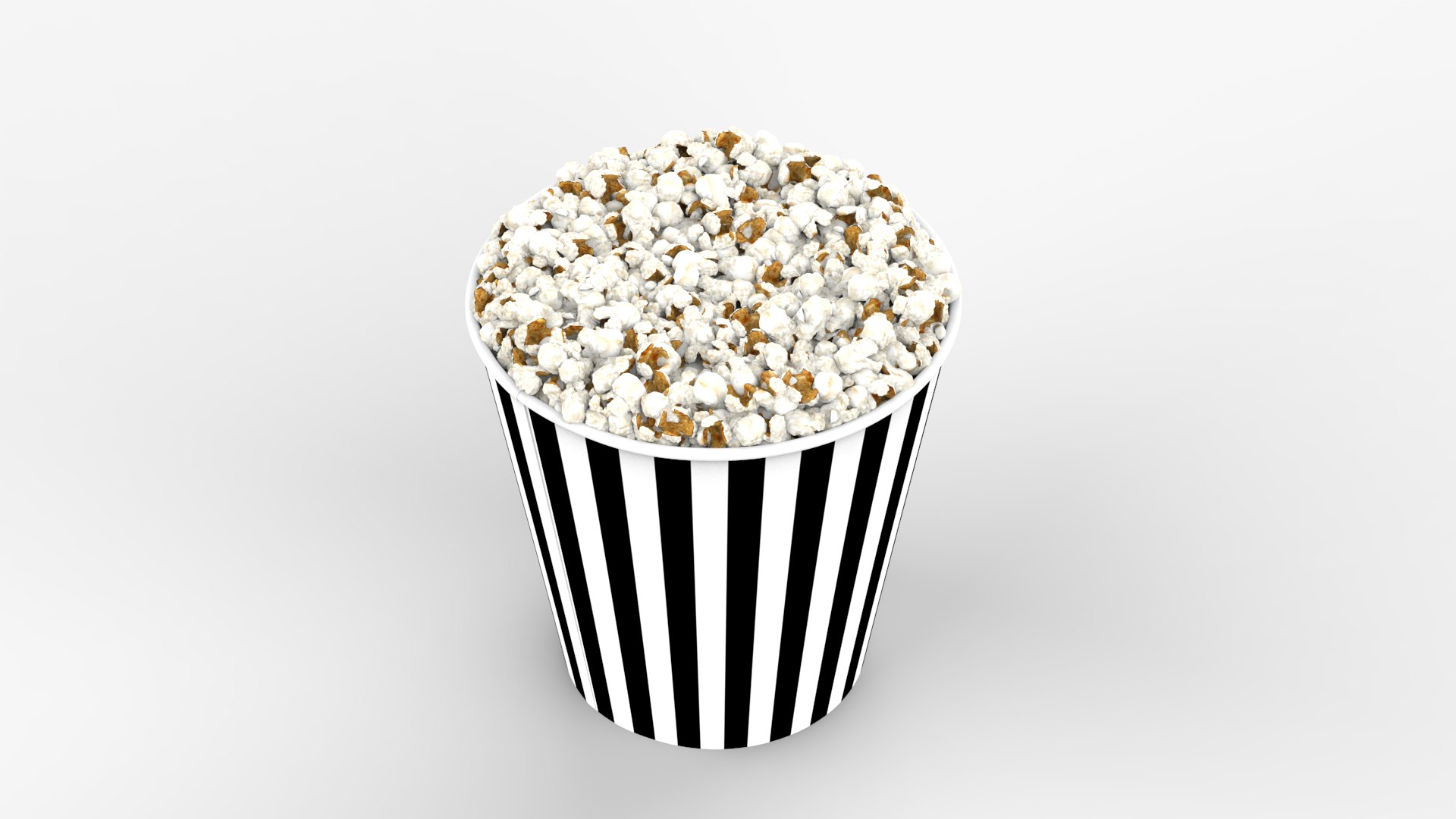 3D Popcorn Bucket - TurboSquid 2101595