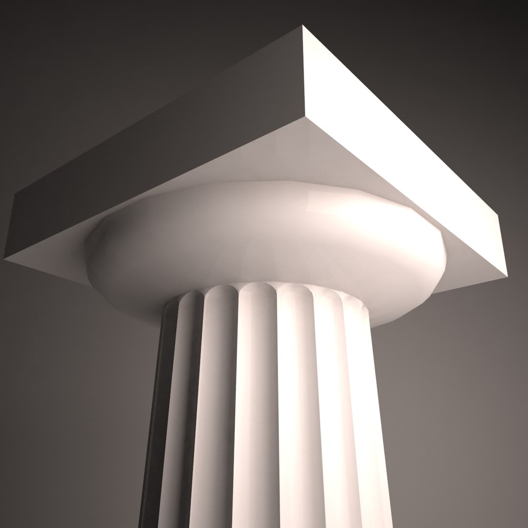 Doric Column 3d Model