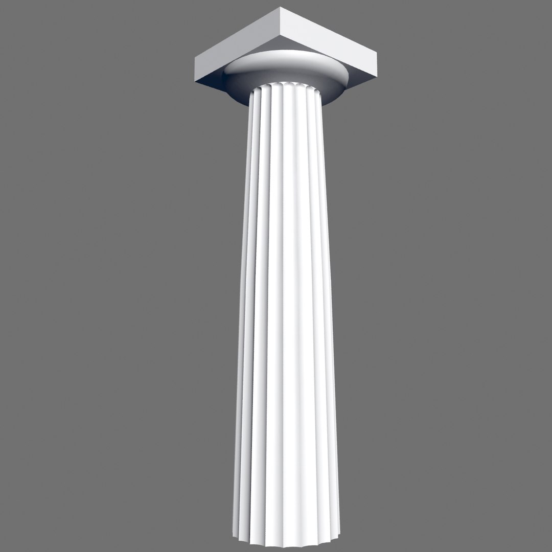 Doric Column 3d Model