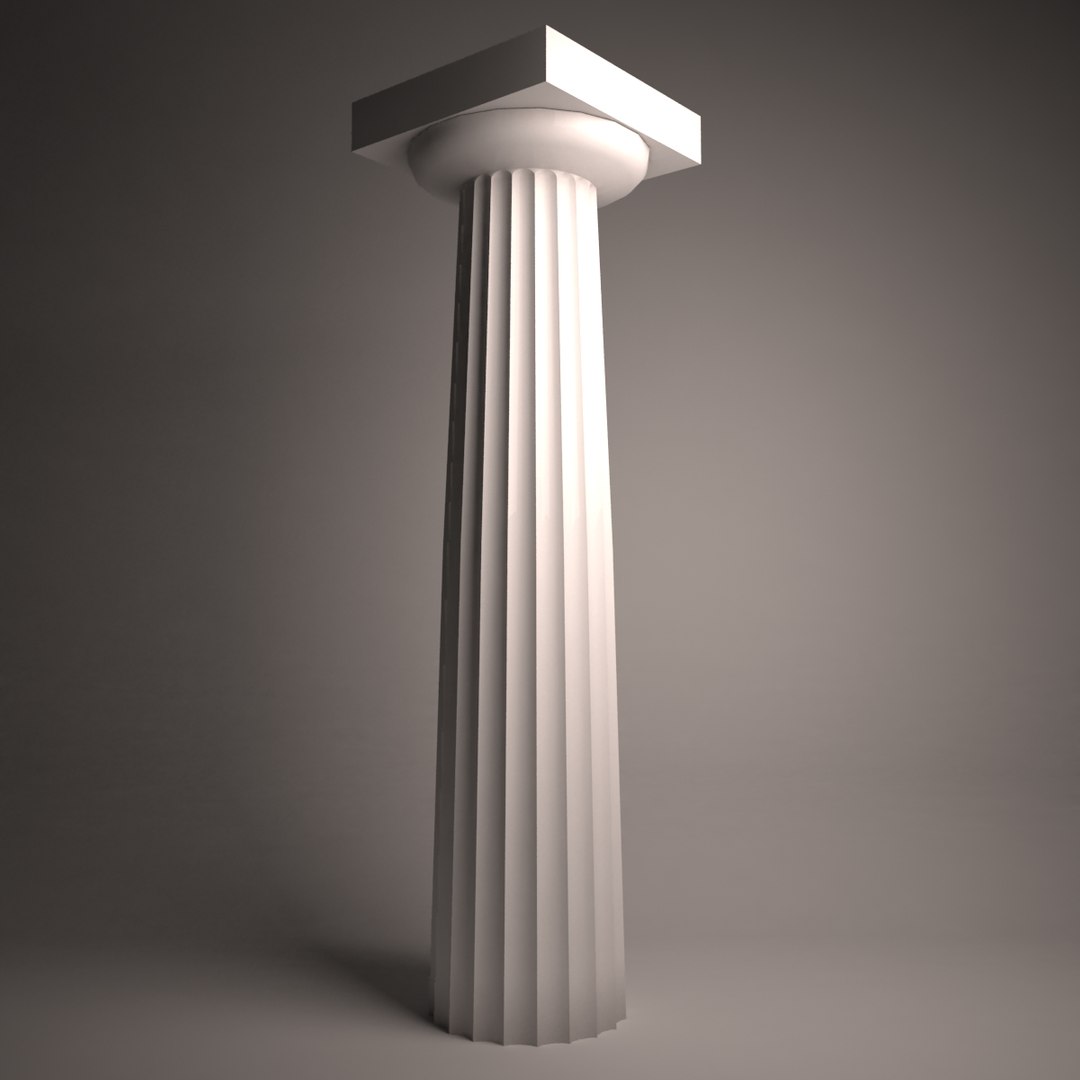 Doric Column 3d Model