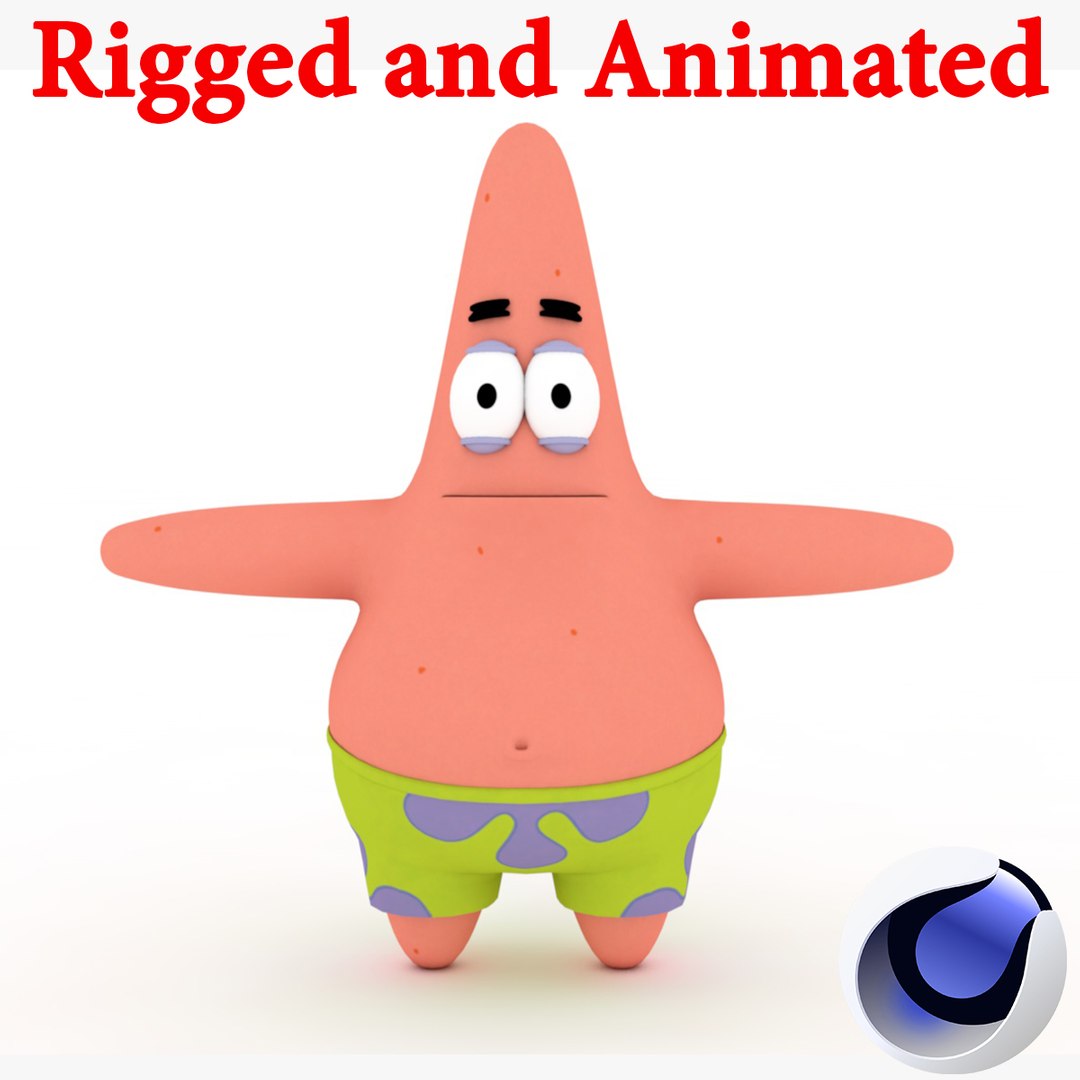 3D Patrick Rigged And Animated Model - TurboSquid 2336986