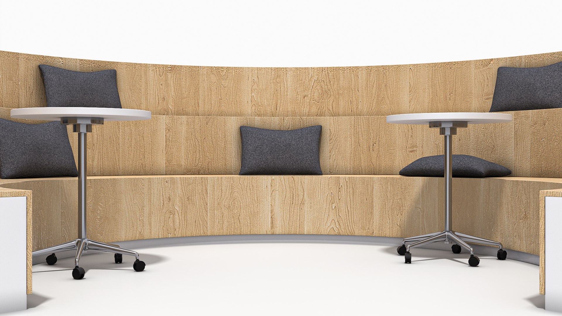 Office Social Space Furniture 3D Model - TurboSquid 2148255