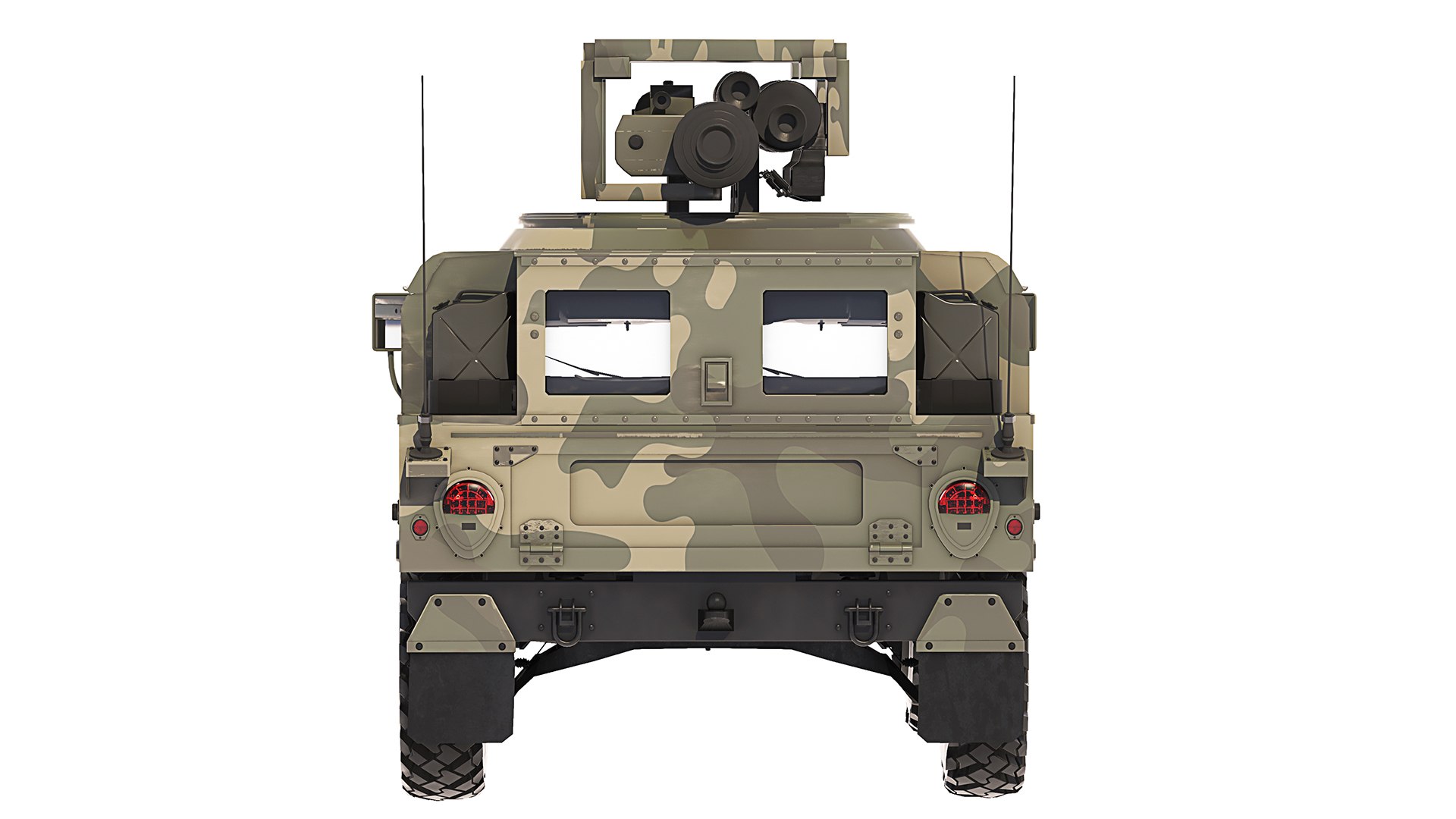Humvee Military M242 Bushmaster 1989 model - TurboSquid 1940903