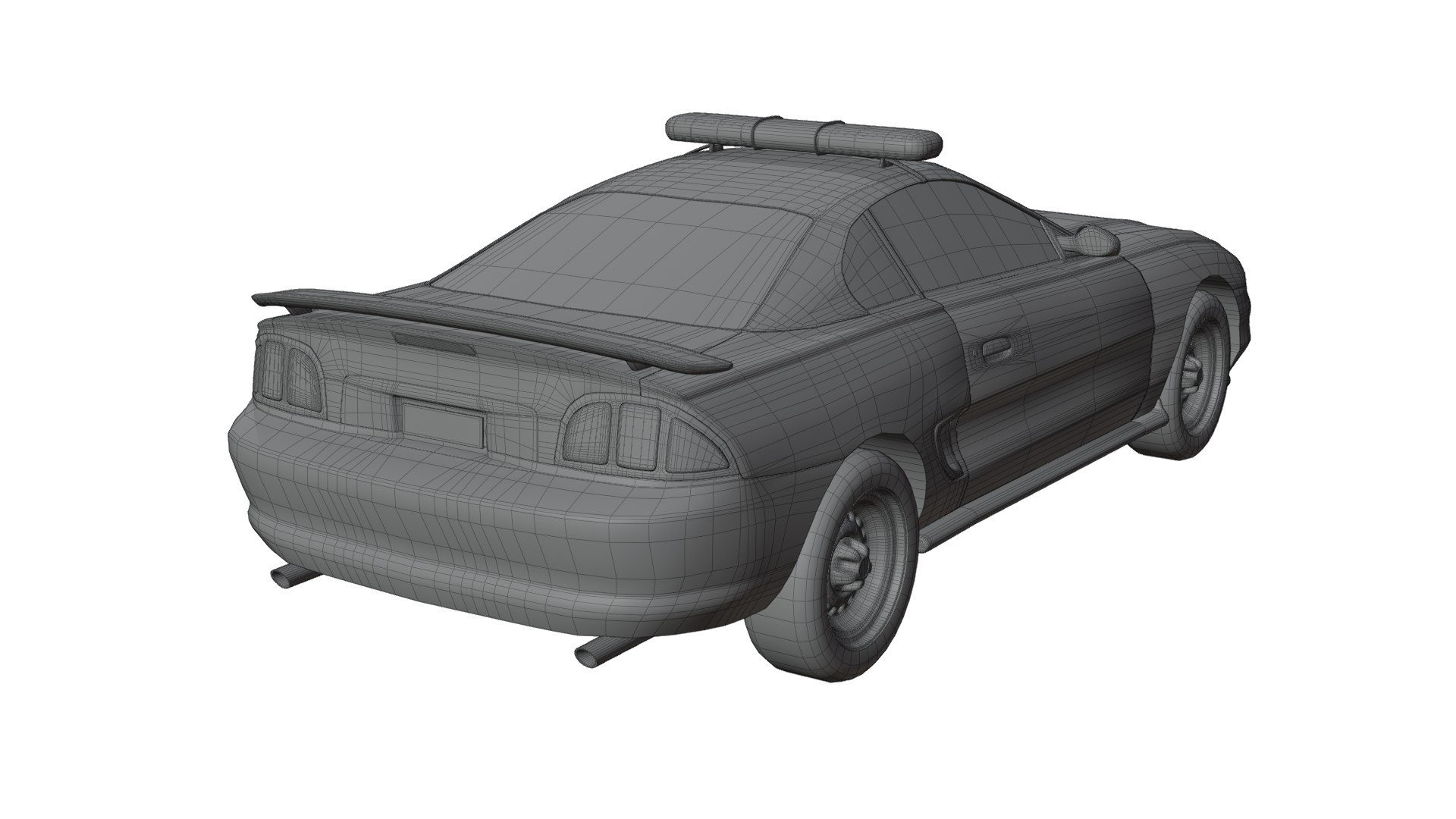 3D Fast Police Car - TurboSquid 2291670