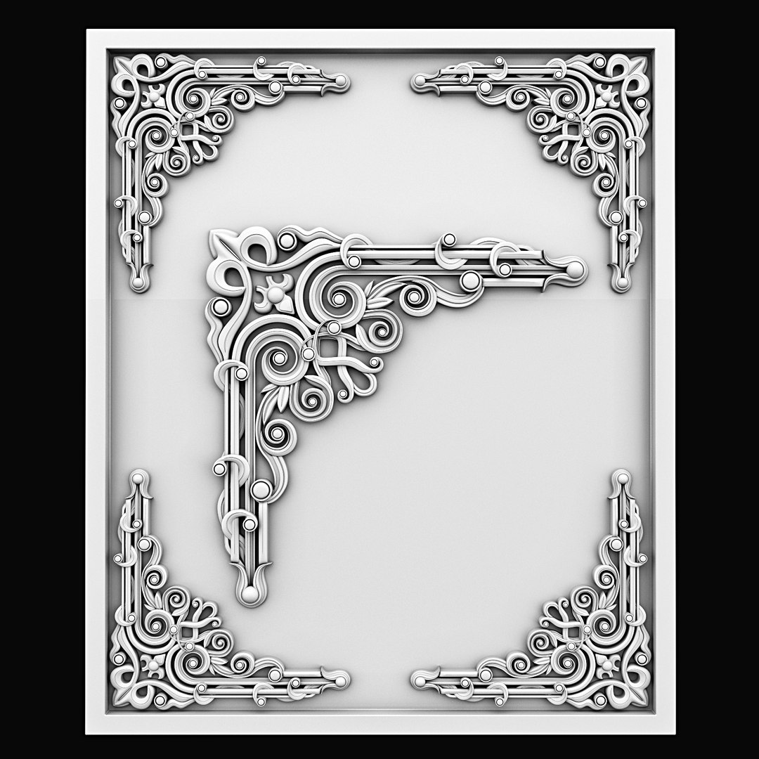Corner Element 3d Model