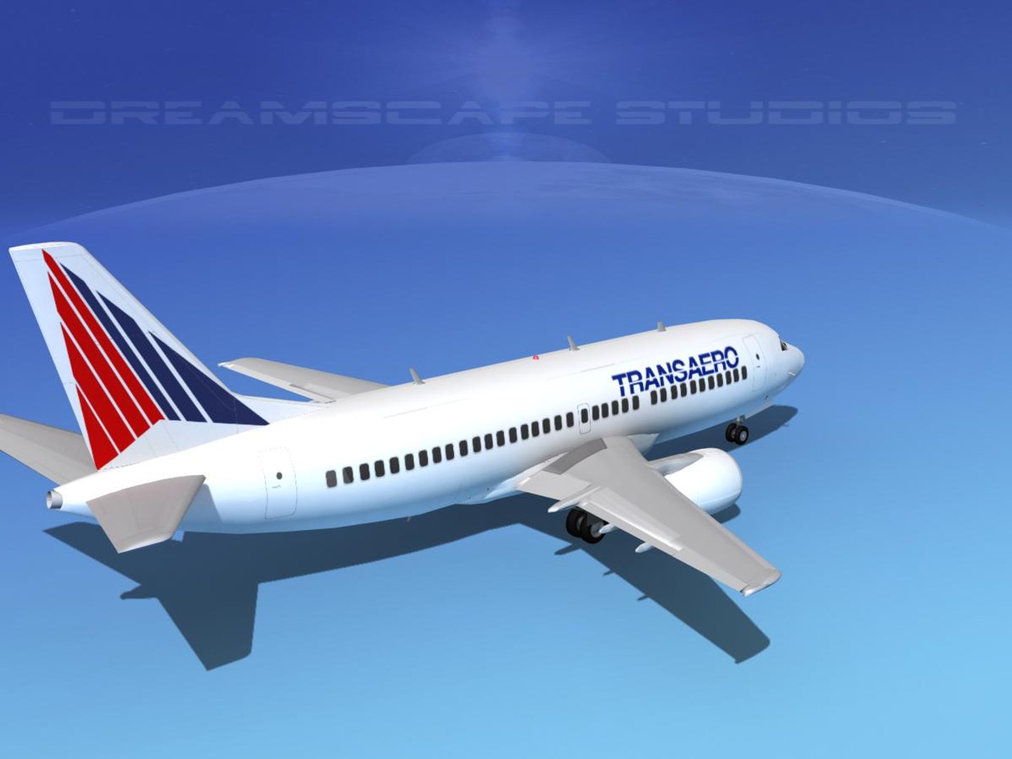 3d Model Boeing 737 737-300