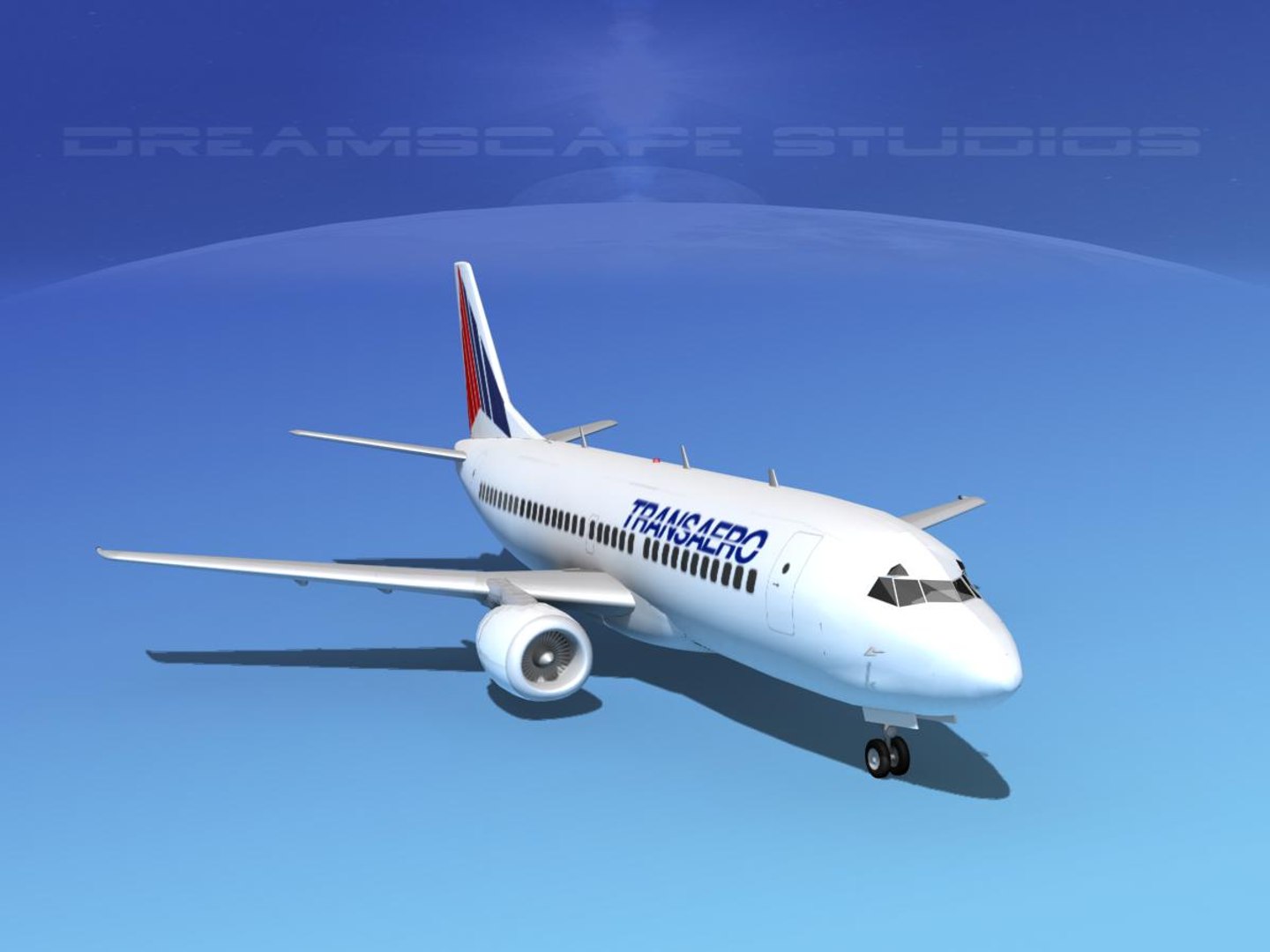 3d Model Boeing 737 737-300