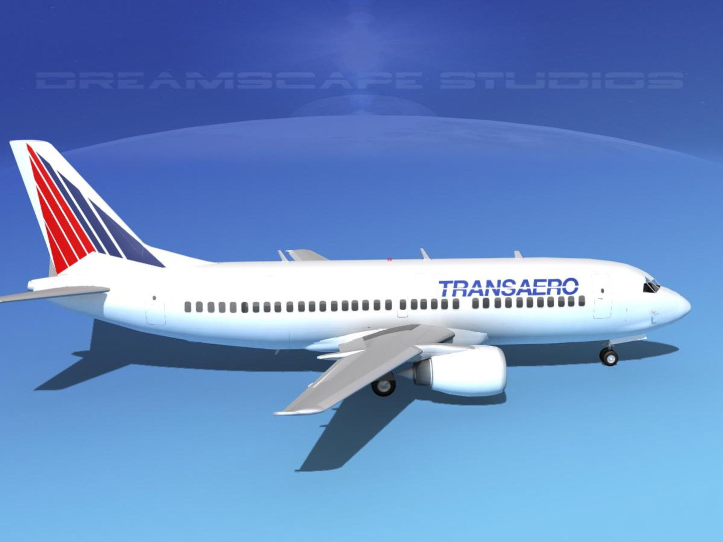 3d Model Boeing 737 737-300