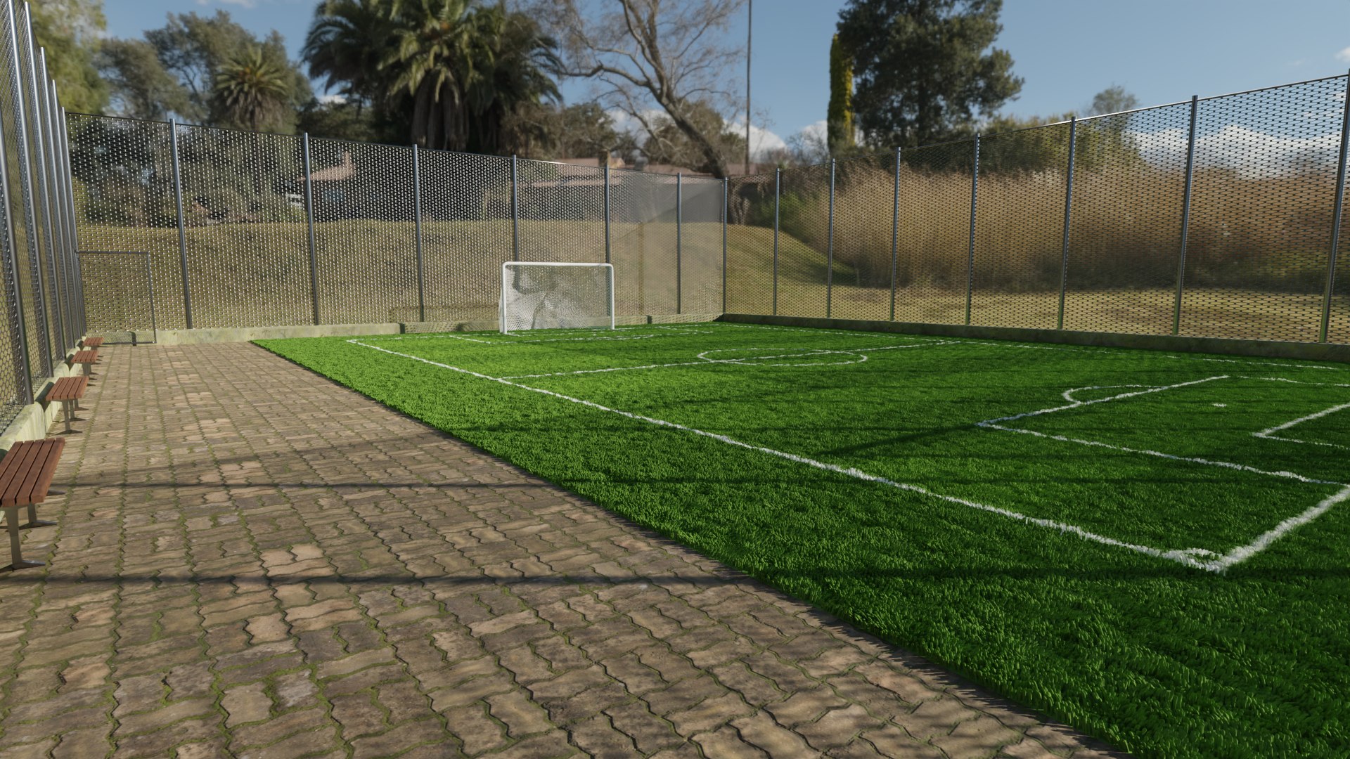 Football Mini Stadium Model - TurboSquid 1990839