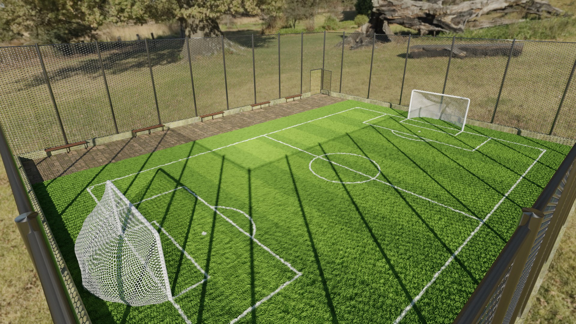 Football Mini Stadium Model - TurboSquid 1990839