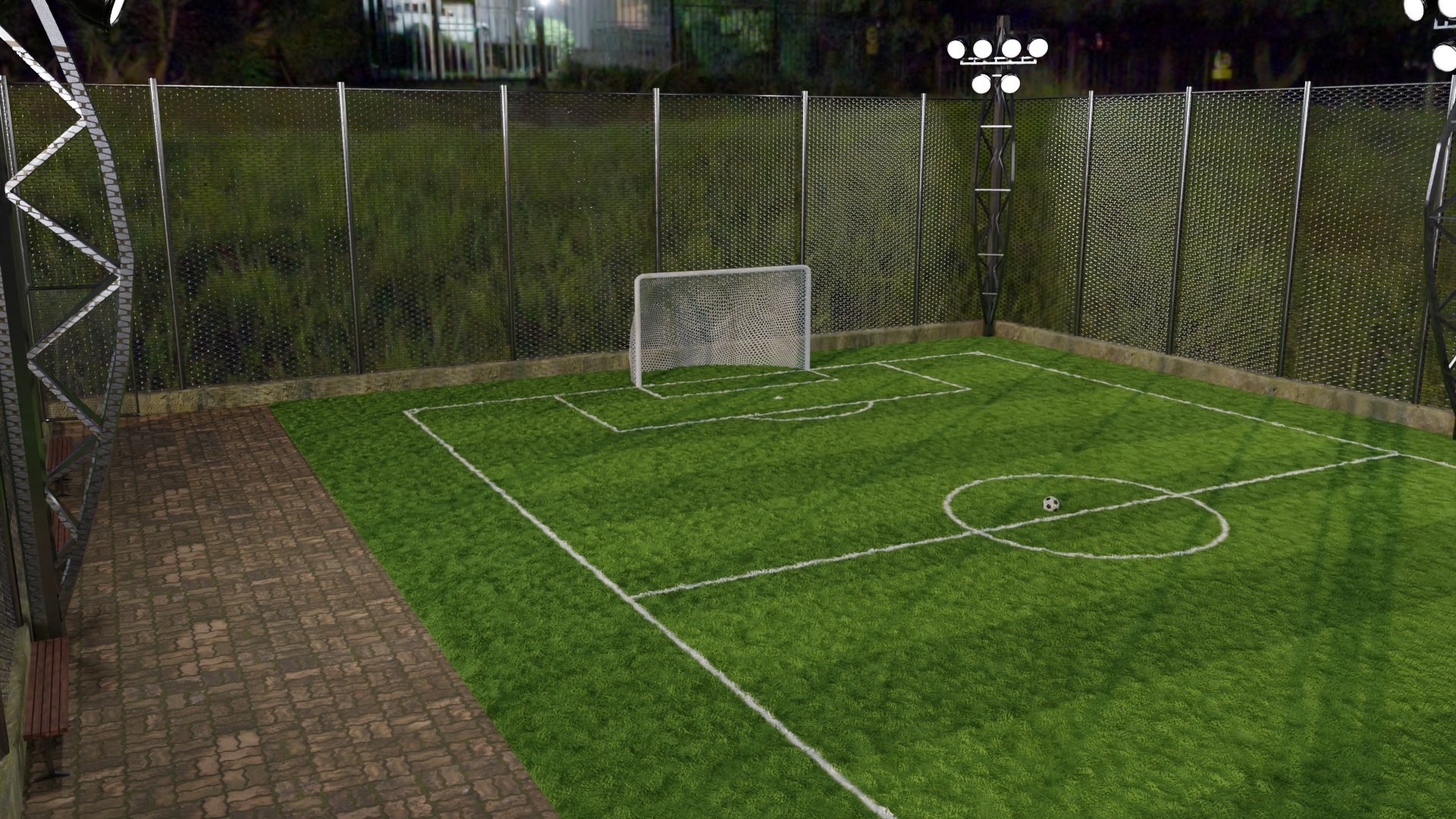 Football Mini Stadium Model - TurboSquid 1990839