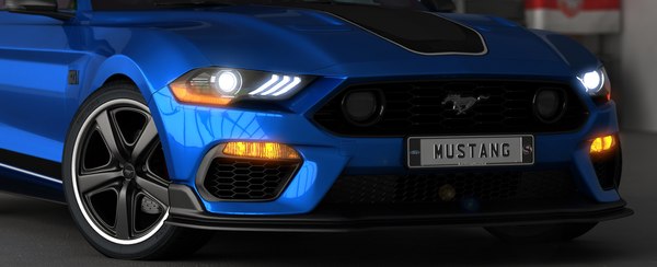 Realistic mustang 2021 3D - TurboSquid 1644962