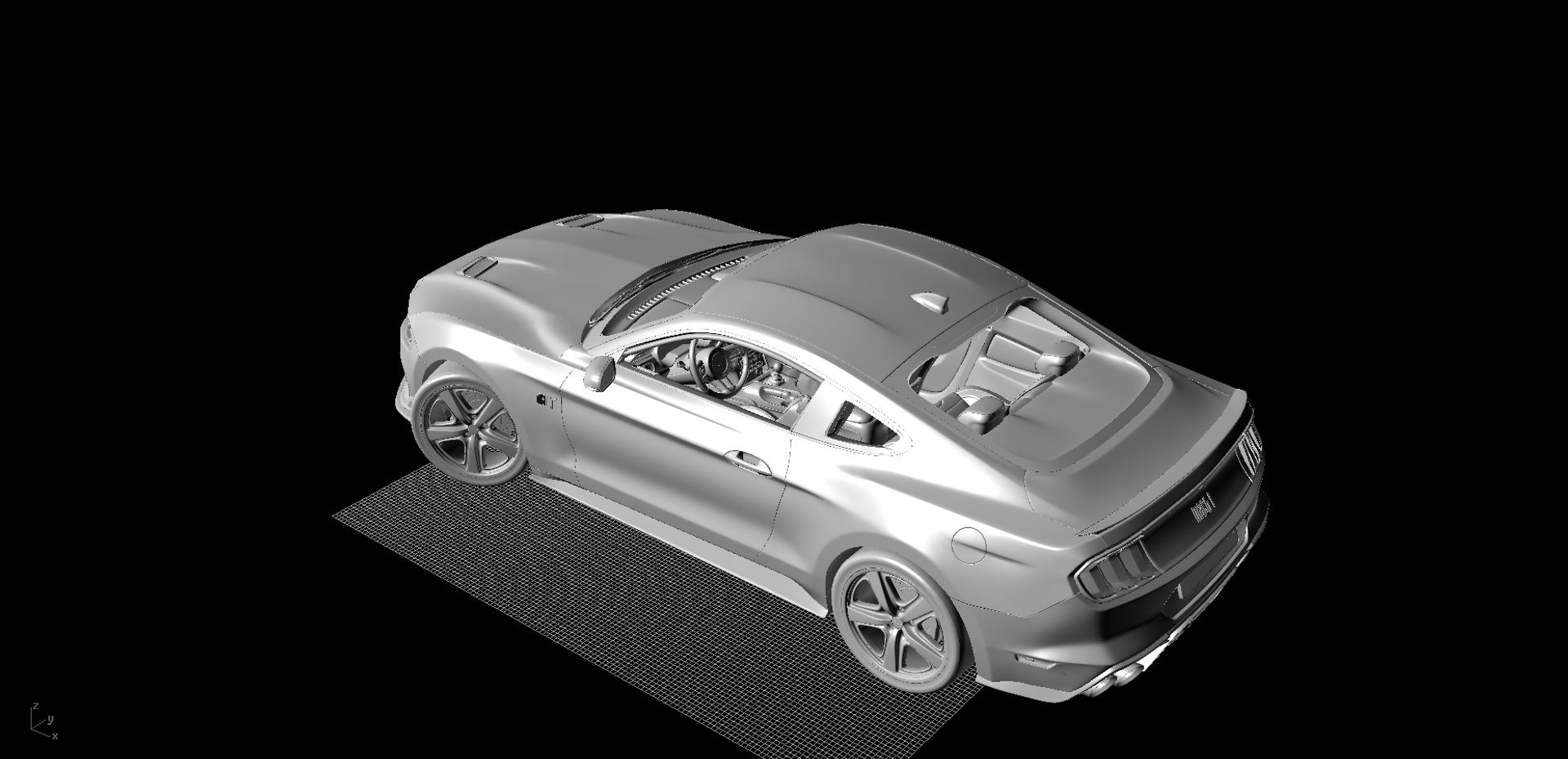 Realistic mustang 2021 3D - TurboSquid 1644962