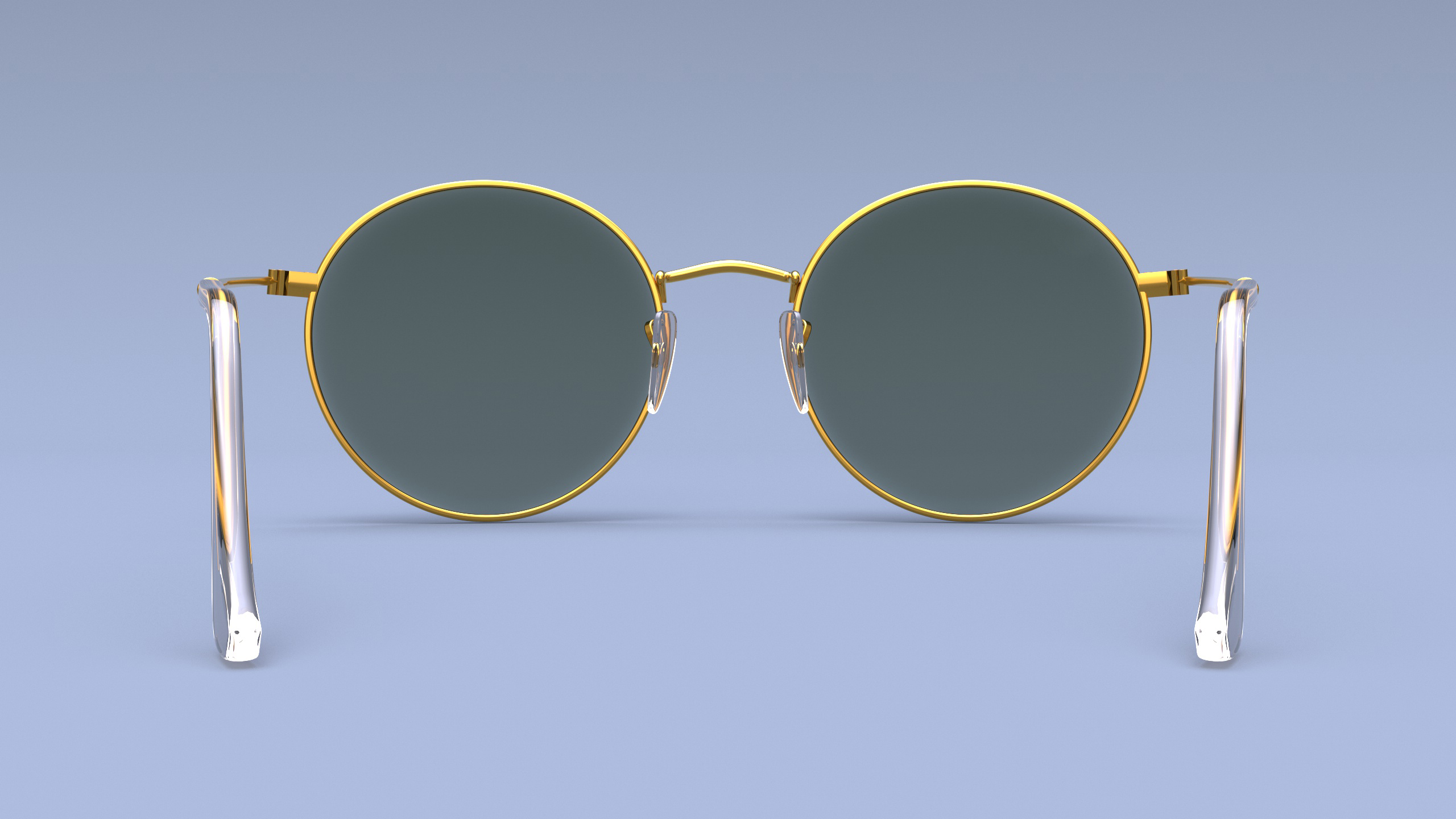 Women Metal Round Sunglasses 3D model - TurboSquid 1764770