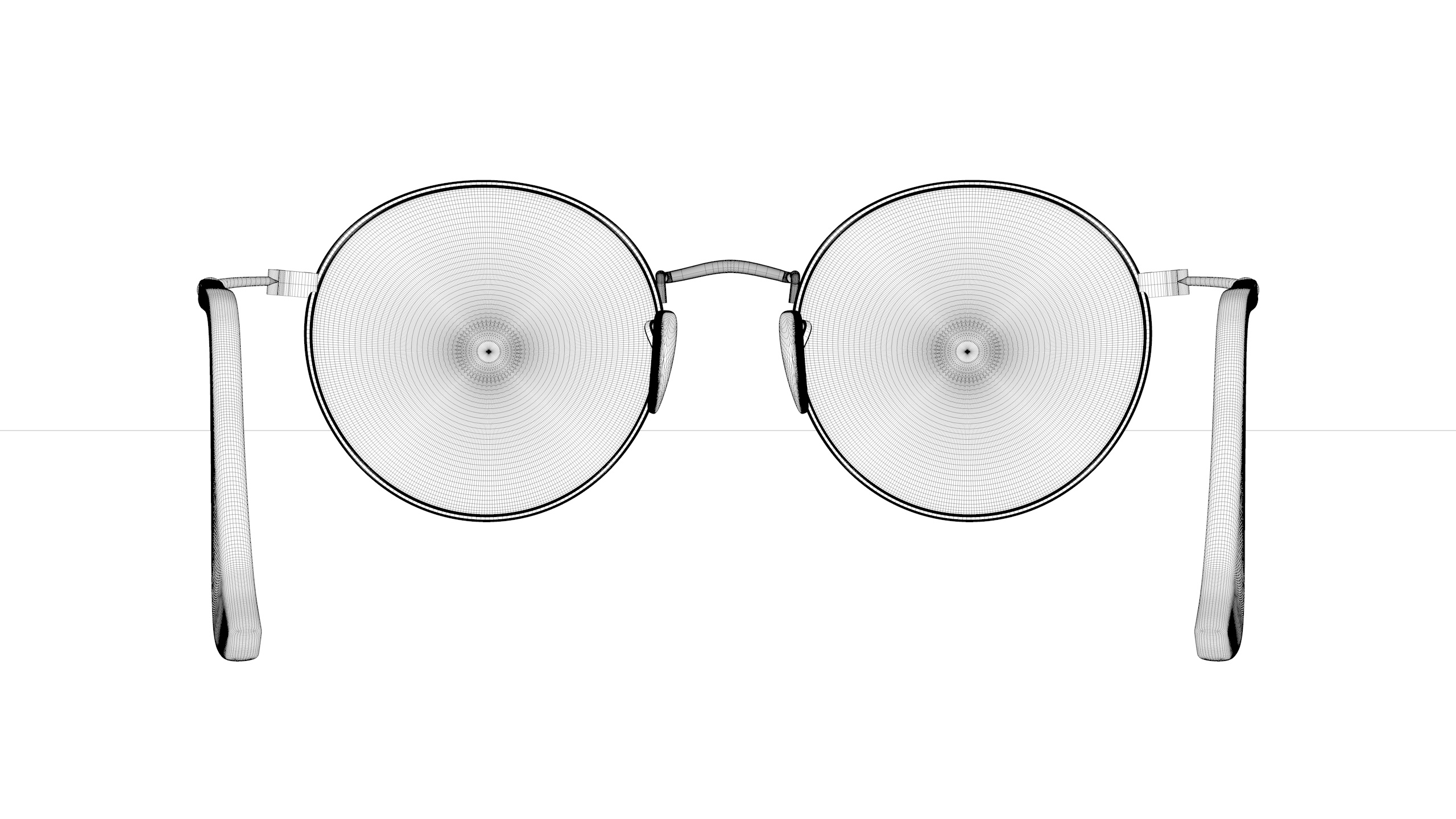 Women Metal Round Sunglasses 3D model - TurboSquid 1764770