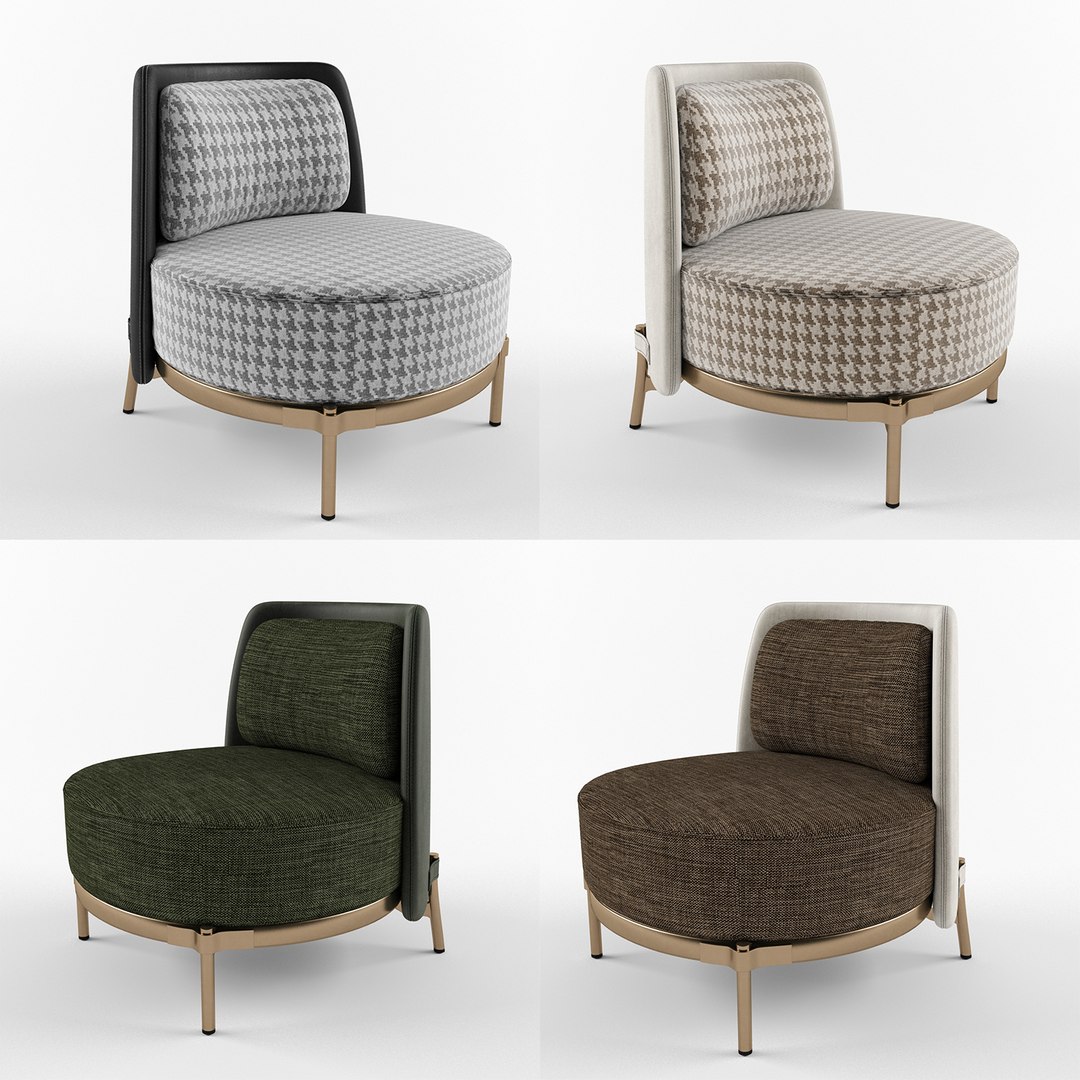 Minotti Tape Armchairs 3D - TurboSquid 1346557