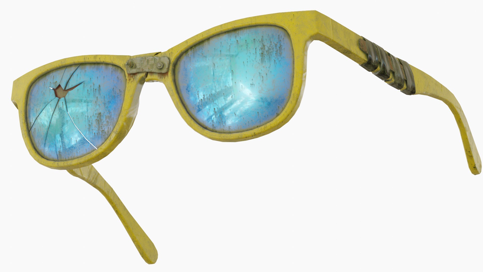 Broken Sunglasses 3D Model - TurboSquid 1595790