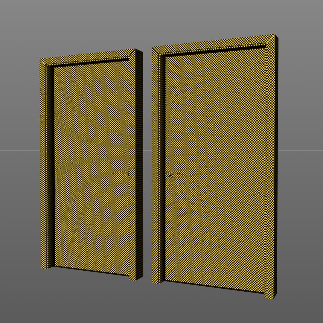 c4d door room