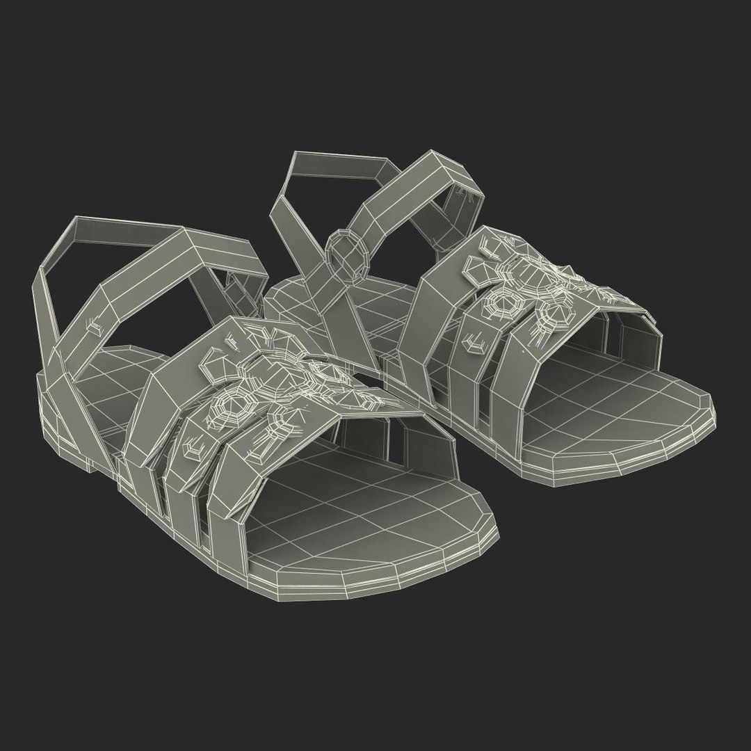 Children Sandal V2 3d Model