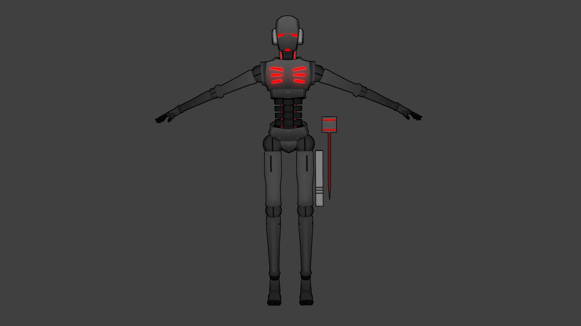 humanoid g7bot 3d 3ds