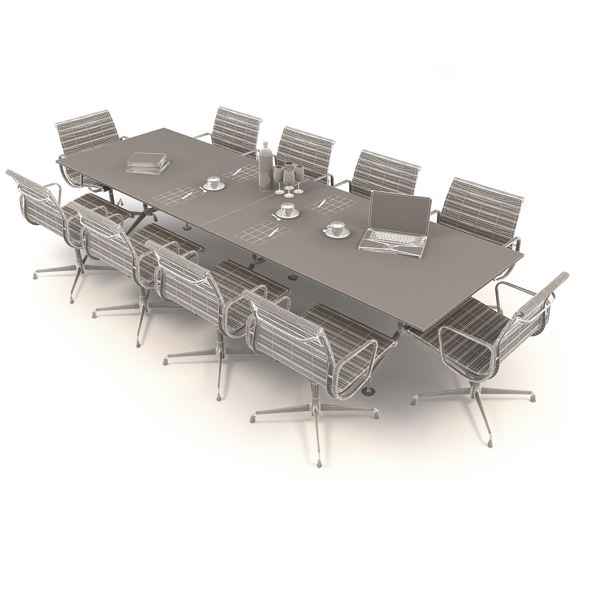 3d model conference table