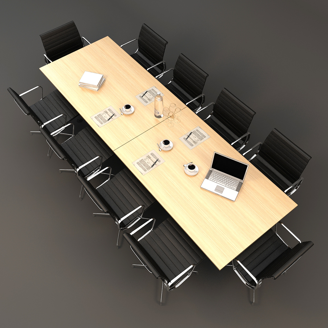 3d model conference table