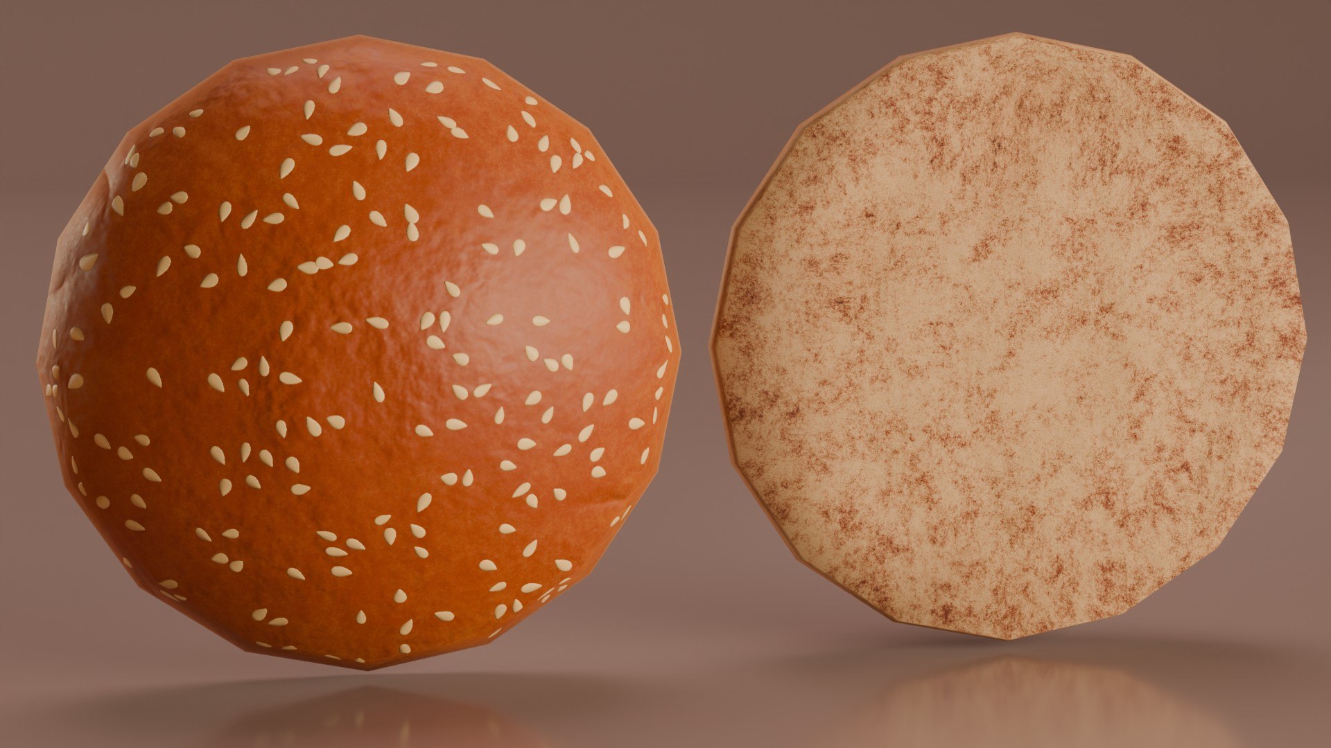 Realistic Hamburger 3D Model Game Ready With LODs PBR Textures 3D Model ...