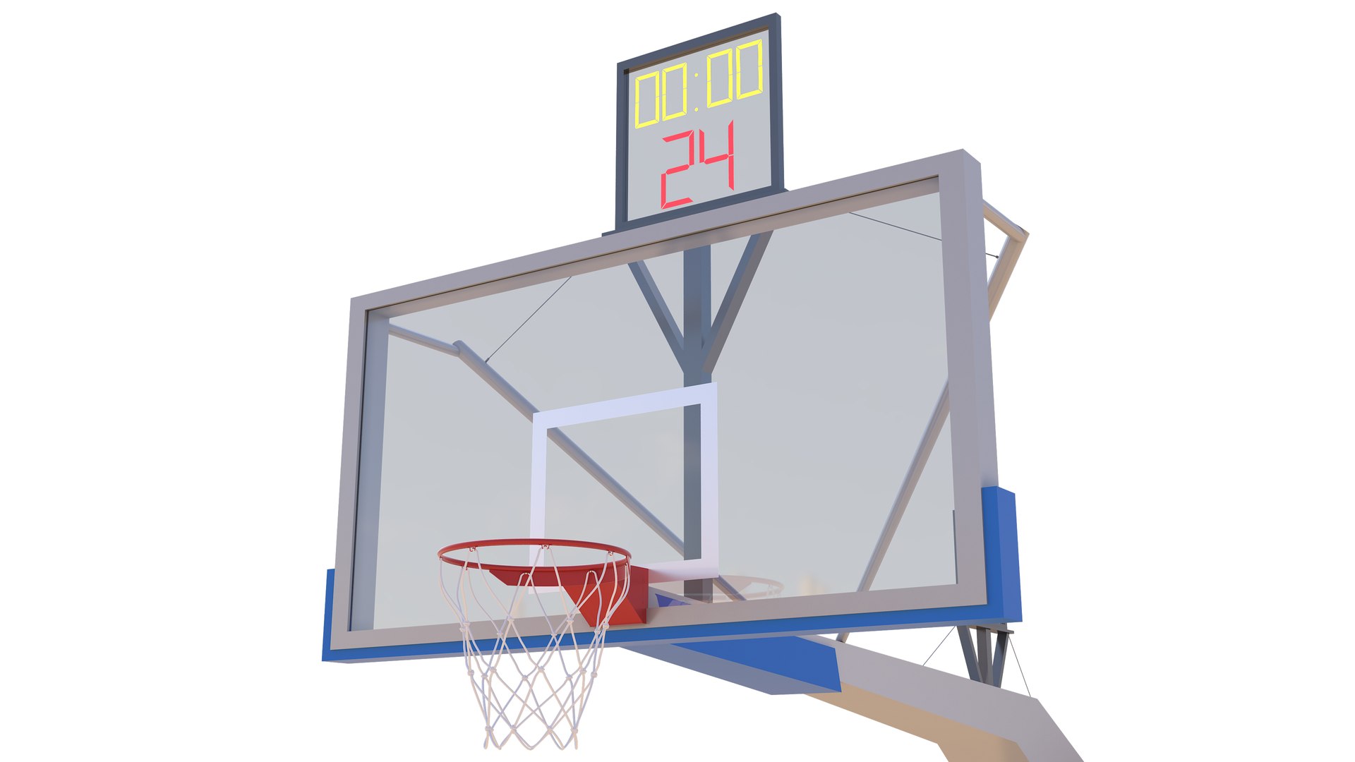 Basketball Hoop 3D - TurboSquid 1570557