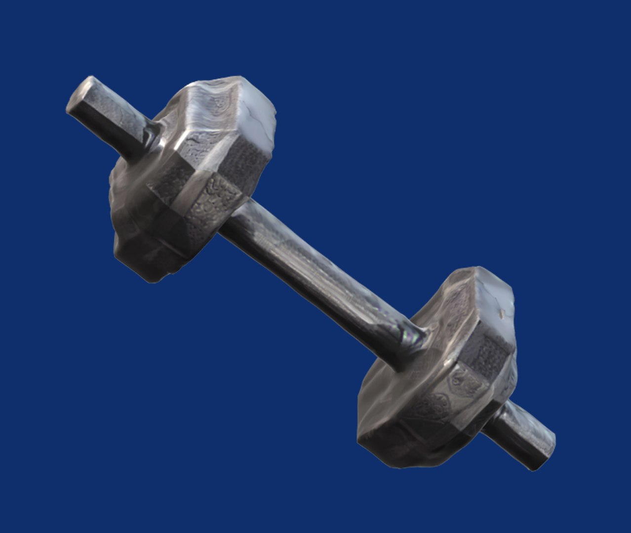 3d Dumbbell Turbosquid 2145864