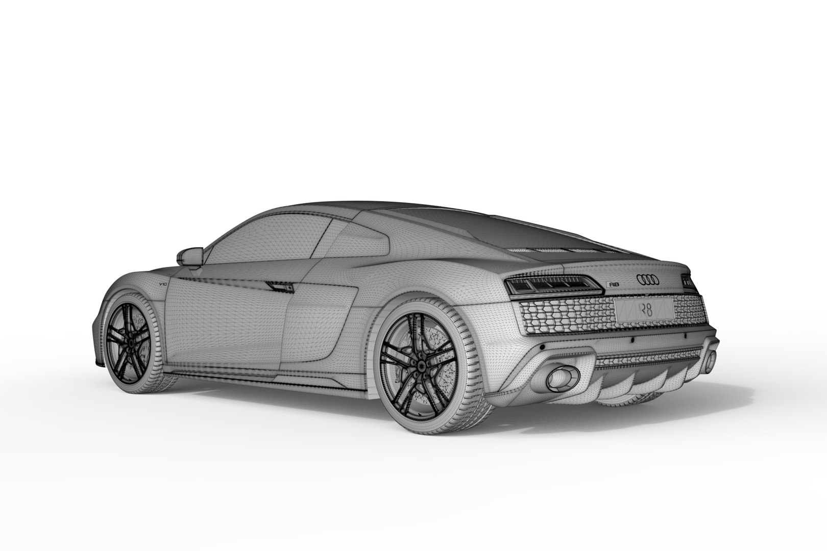3D Audi R8 2019 - TurboSquid 2122724