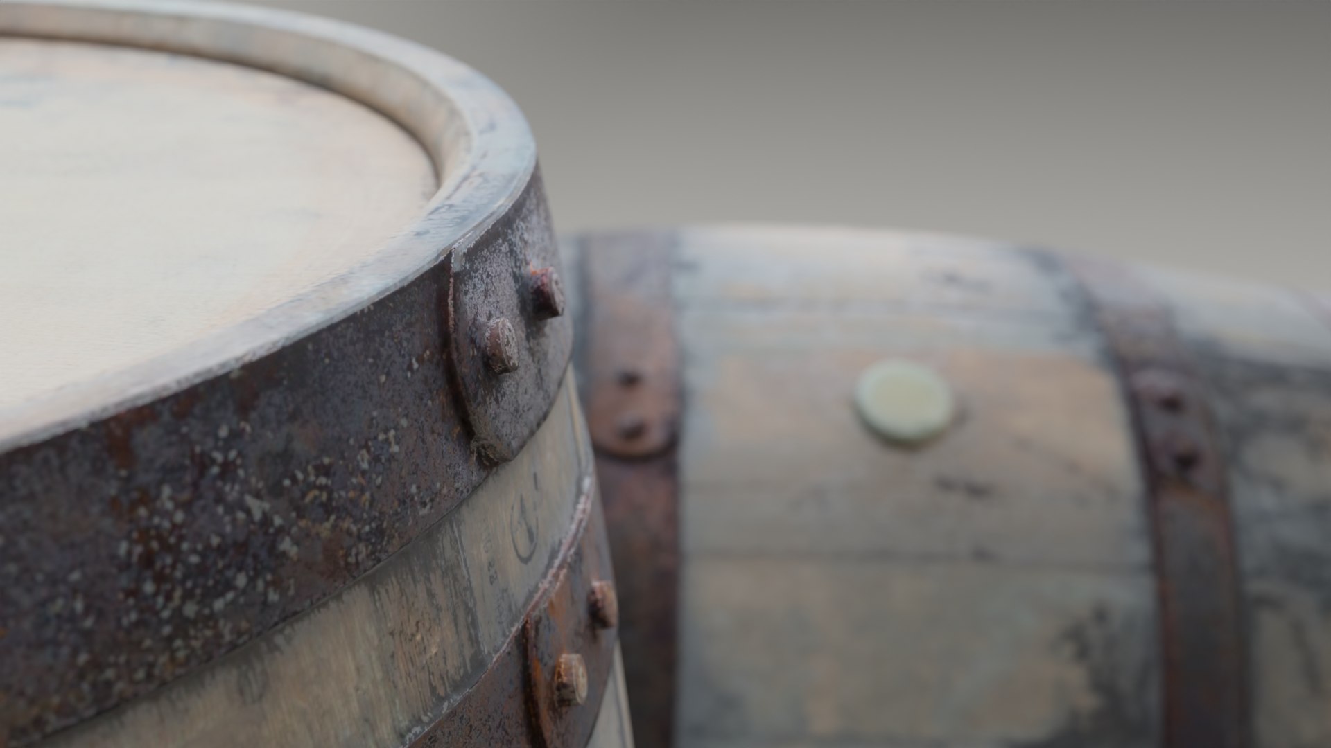 3D Wooden Whisky Barrel Model - TurboSquid 2032493