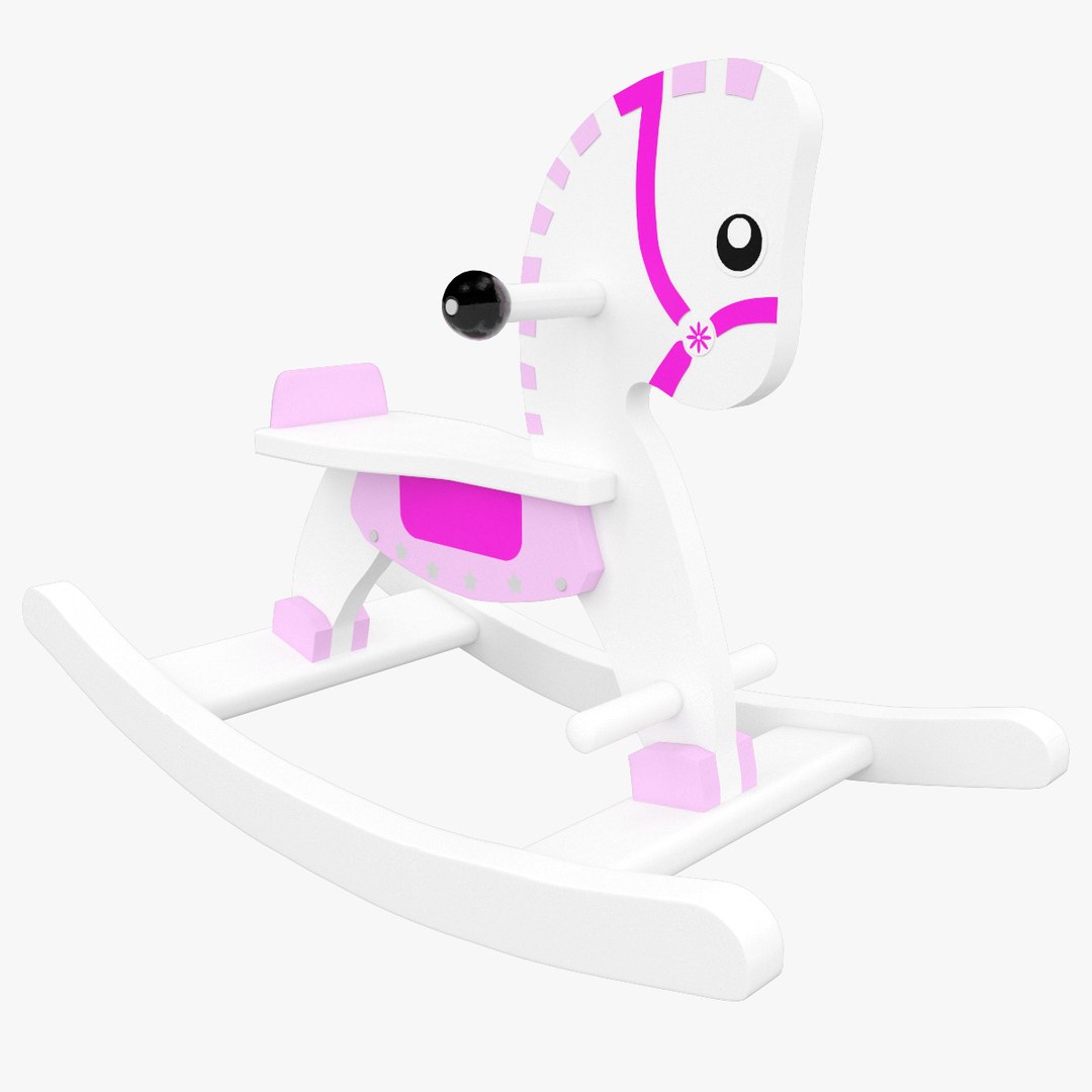 Horse Rocking Pink 3D - TurboSquid 1281378